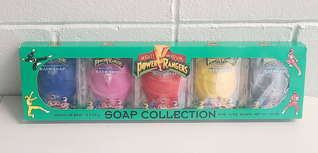 Nos 1994 Vintage Power Rangers Soap Collection