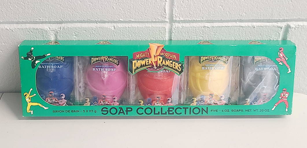 Nos 1994 Vintage Power Rangers Soap Collection