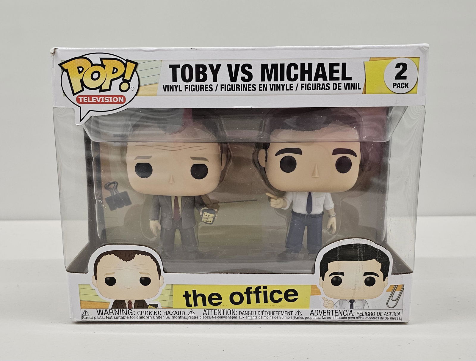 Funko Pops Toby Vs. Michael The Office - Apr 05, 2023 | P&P Vintage in NJ