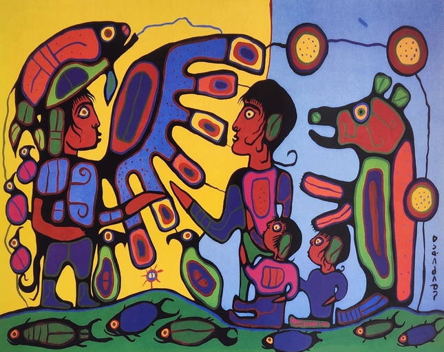 Morrisseau, Norval H.(1931-2007) Thunderbird Shaman - Dec 09, 2022 ...