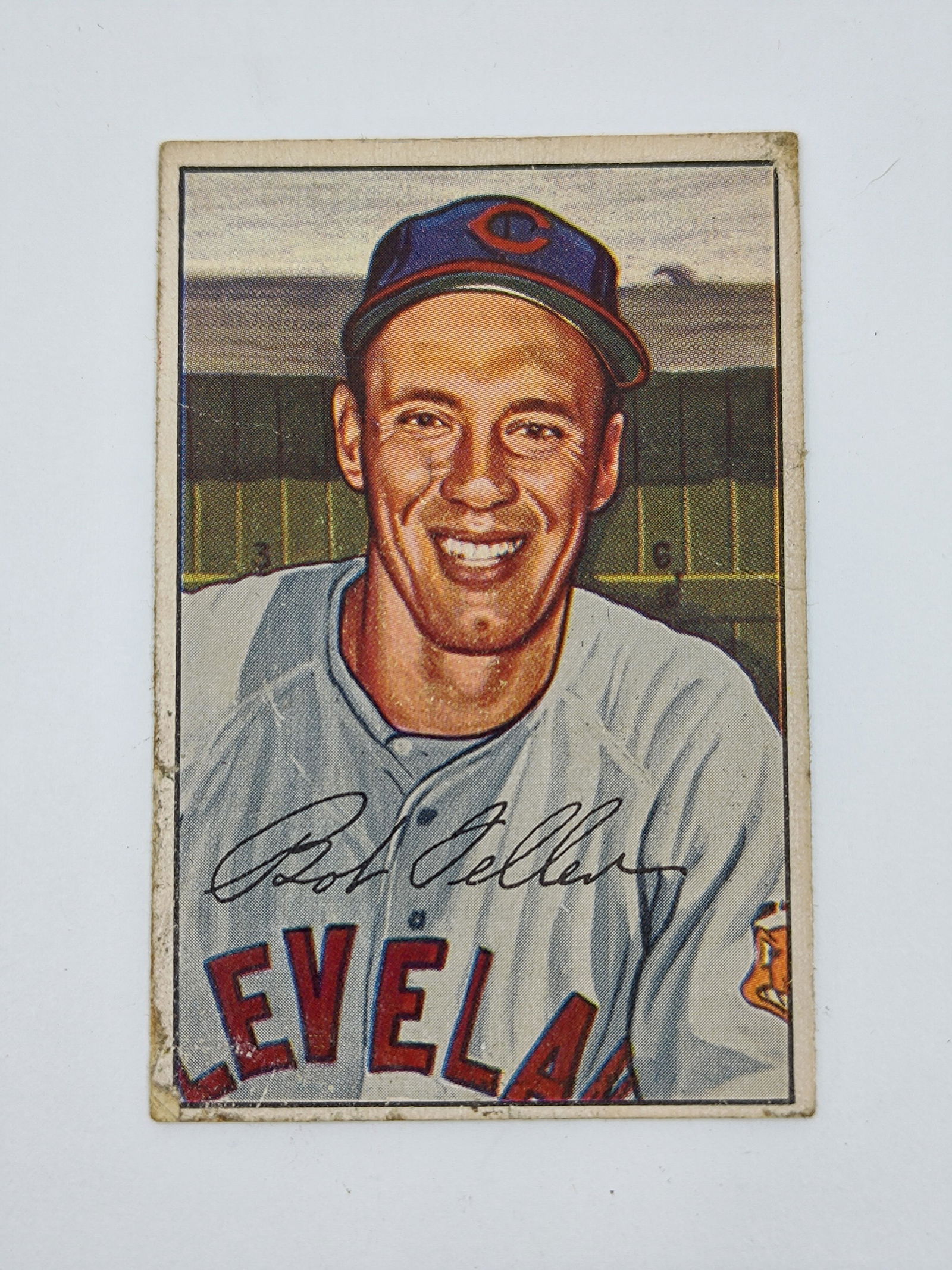 1952 Bowman #43 Bob Feller Indians Baseball Card, Ungraded Auction