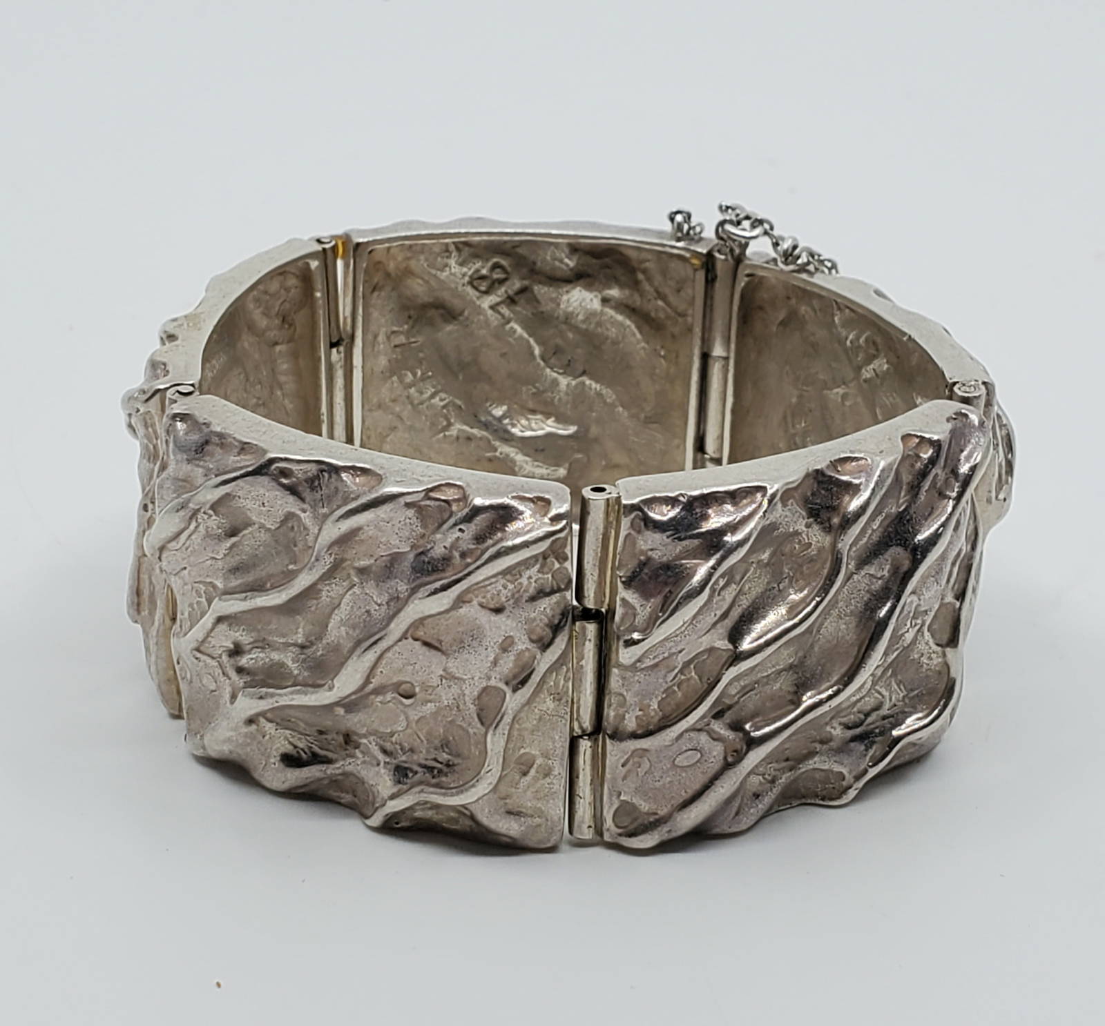 Robert Larin, Canadian Brutalist Modernist Sterling Silver Bracelet ...
