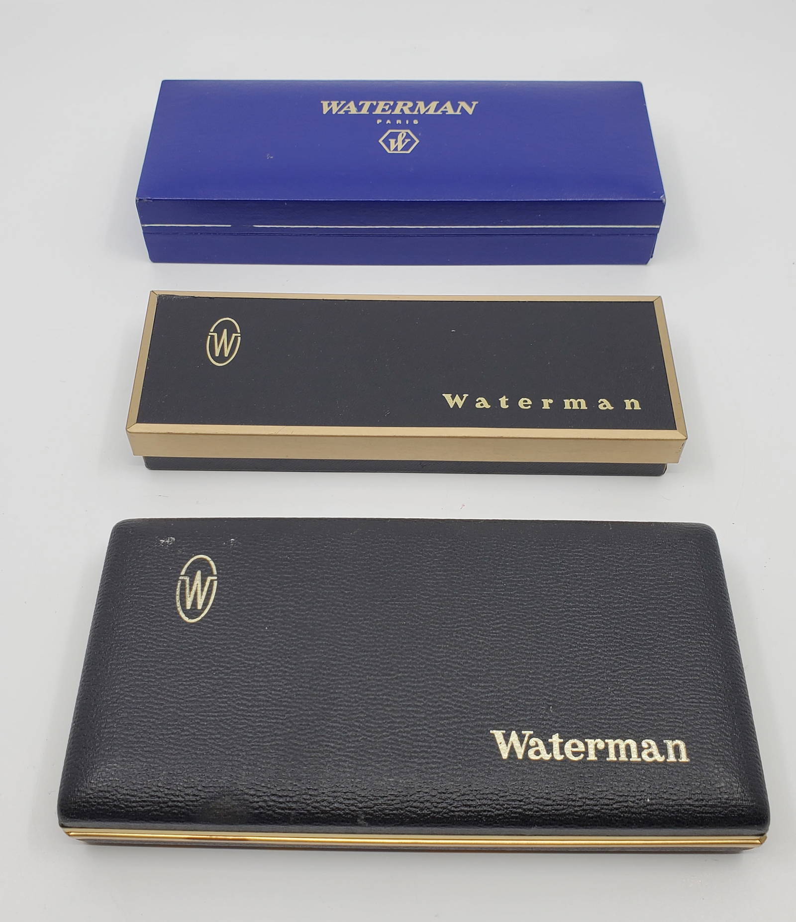 Three Waterman Pen Boxes - Emply Auction