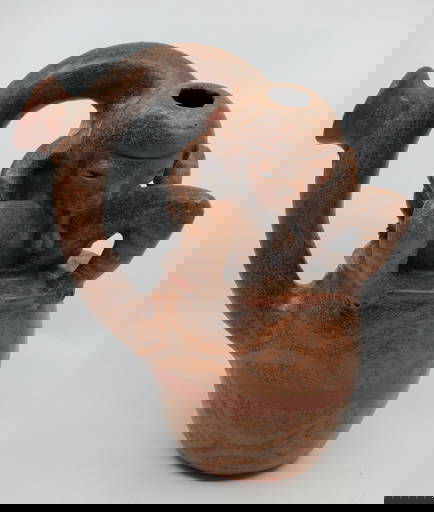 Peru Mochica Culture Ceremonial Fertility Vase.