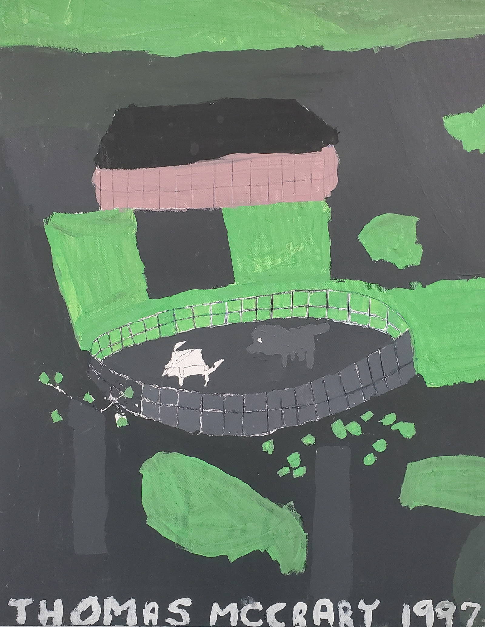 Mccrary, Thomas (xx) American, House Farm Animals (1997) Auction