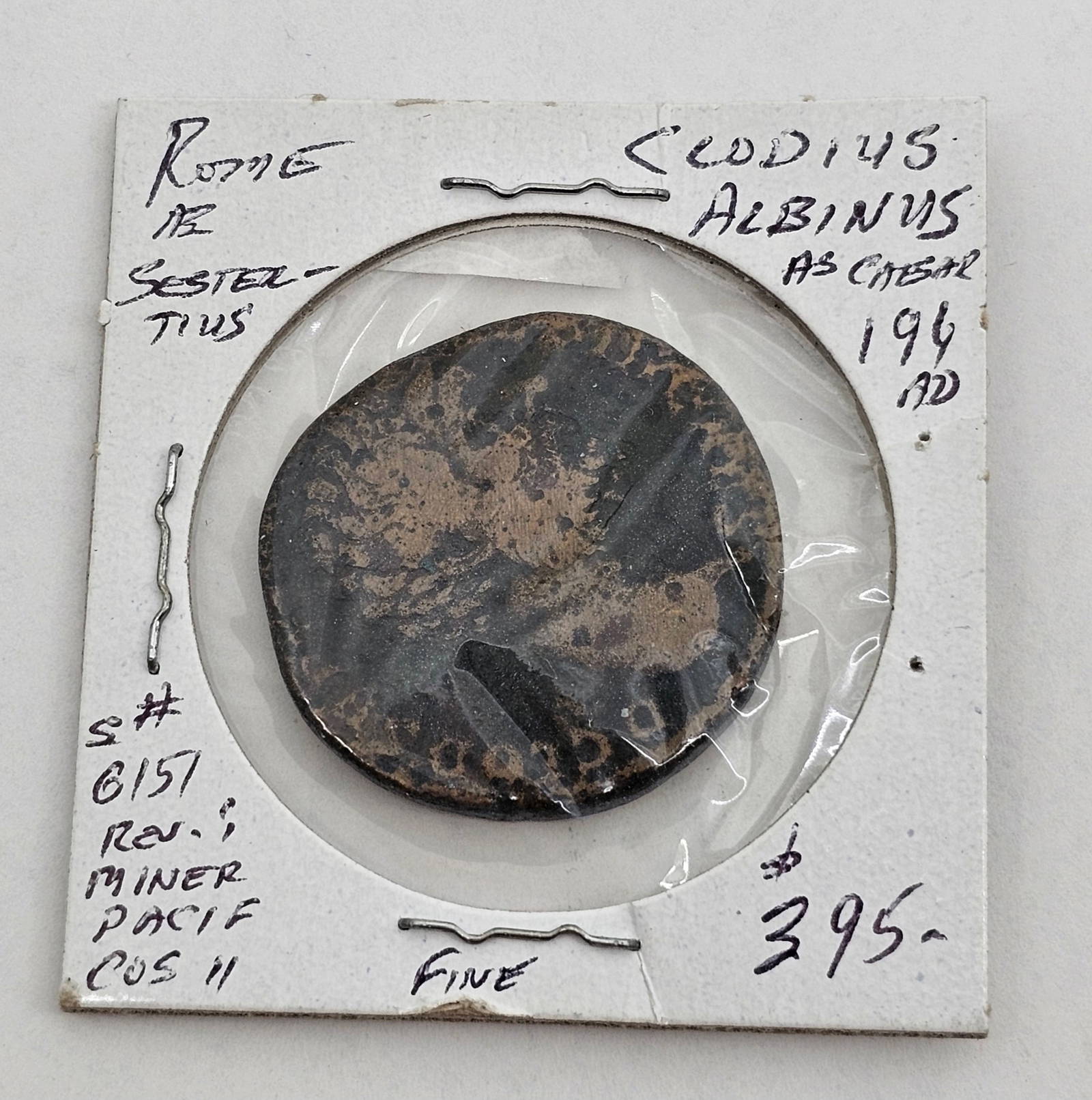 Ancient Rome Rare Sestertius Of Clodius Albinus 194 Ce Auction