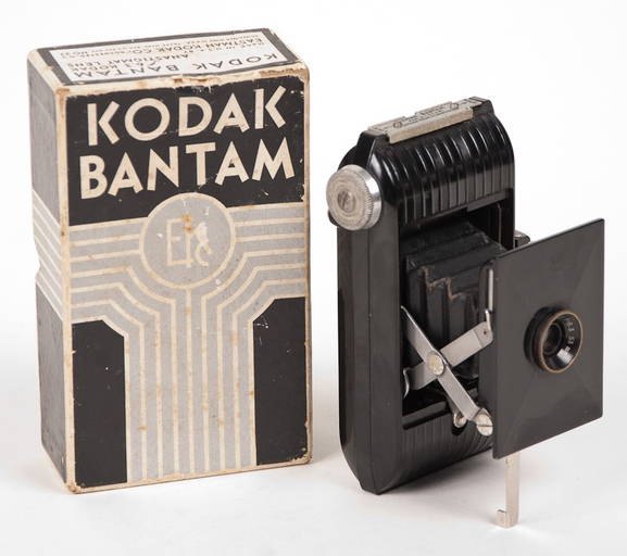 Kodak Bantam Folding Bakelite Camera With Original Box