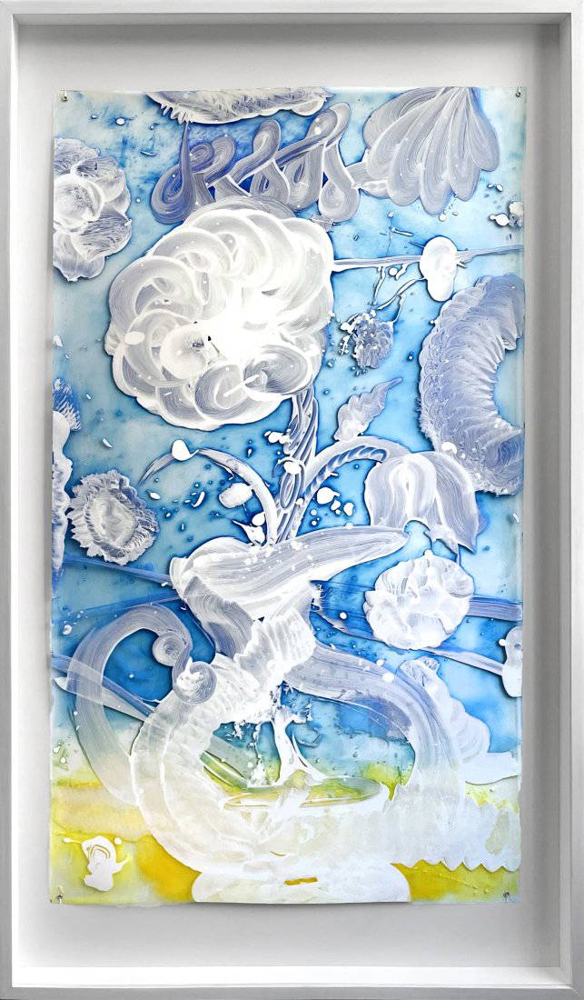 Catherine Howe, Oil And Acrylic Medium On Polyester Sheeting, Reverse ...