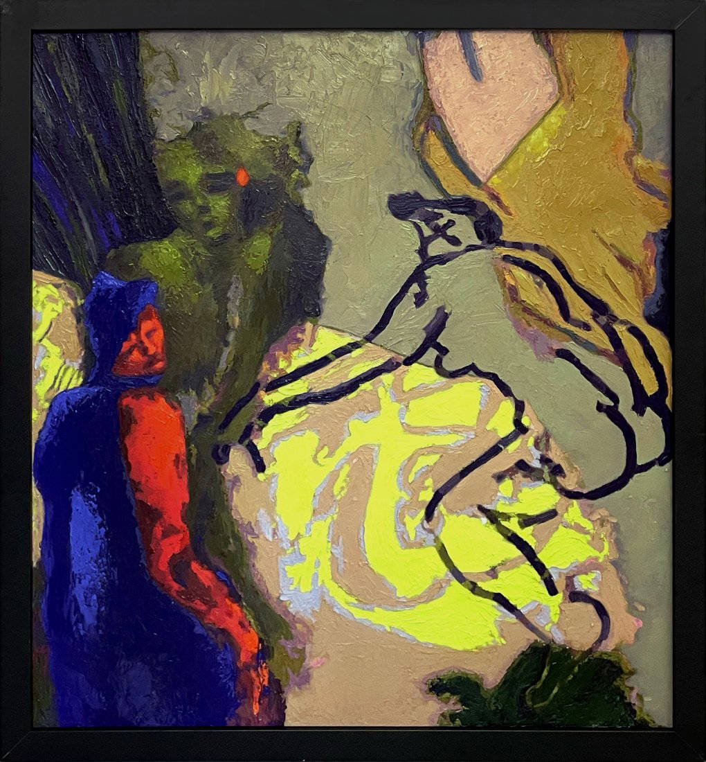 Maria Kozak, Oil On Canvas, Machines Of Loving Grace Auction