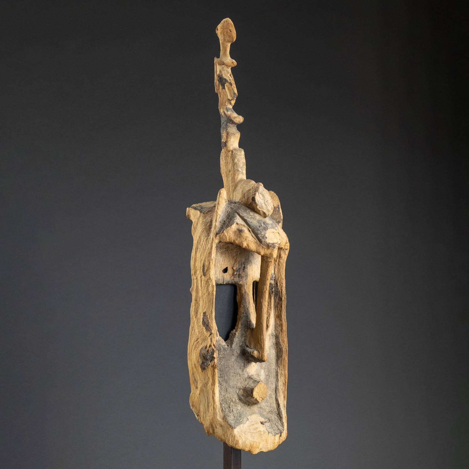 Superb Early Satimbe Mask, Dogon People, Mali Auction