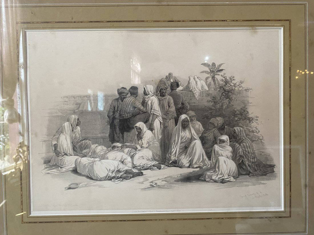 Antique David Roberts Engraving Orientalist Auction