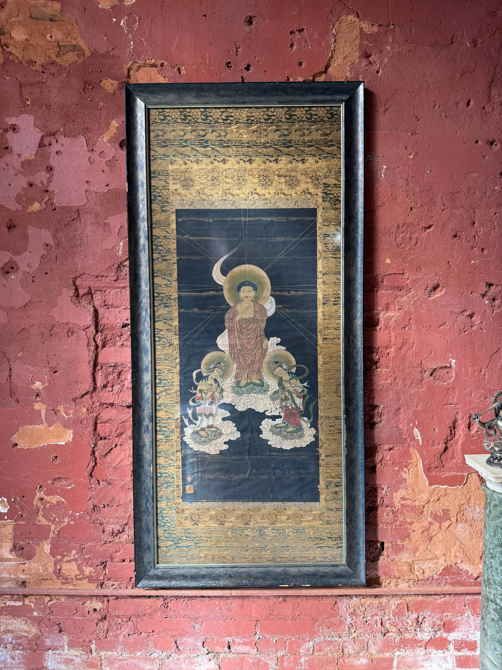 Fine Antique Chinese Or Japanese Scroll Qing Dynasty Auction