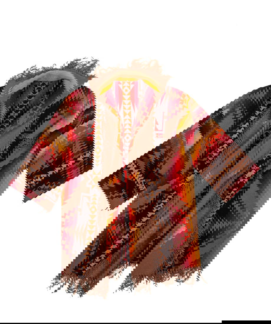 Native American Made Custom Pendleton Blanket Coat Auction