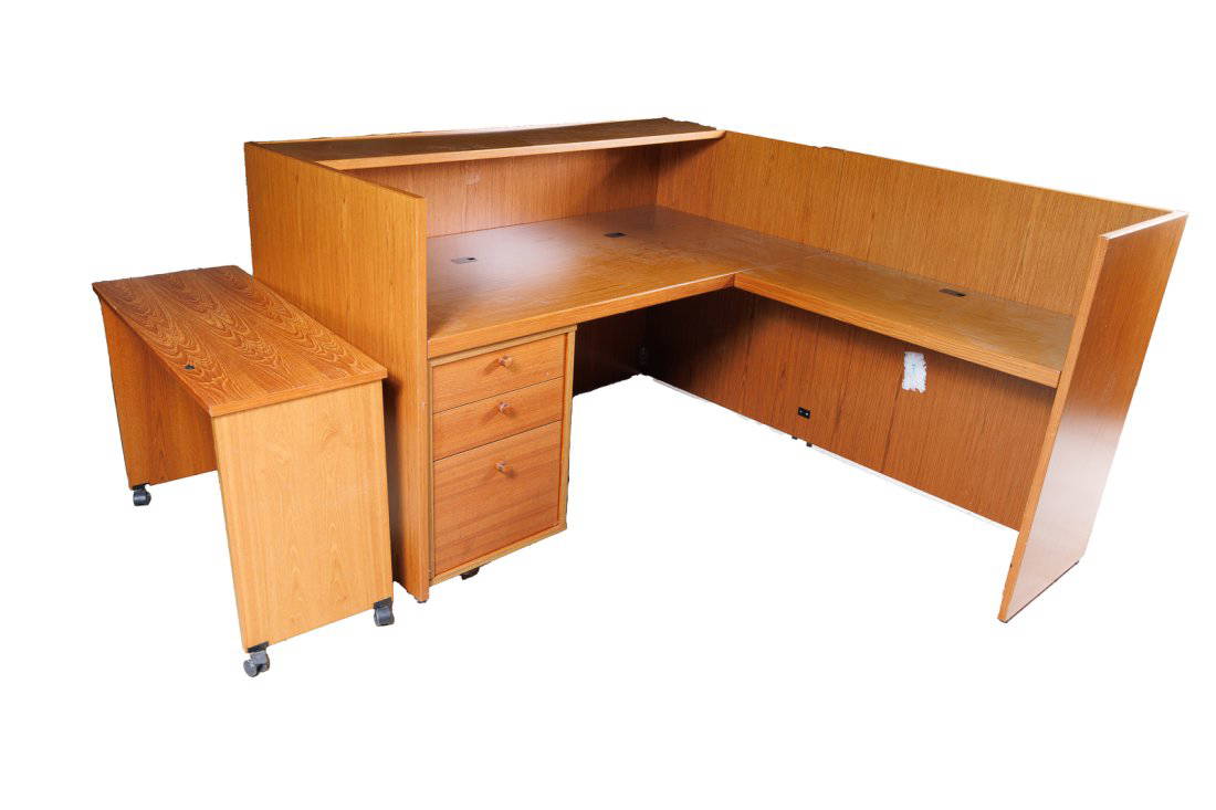 Vintage Reception Desk Area Auction