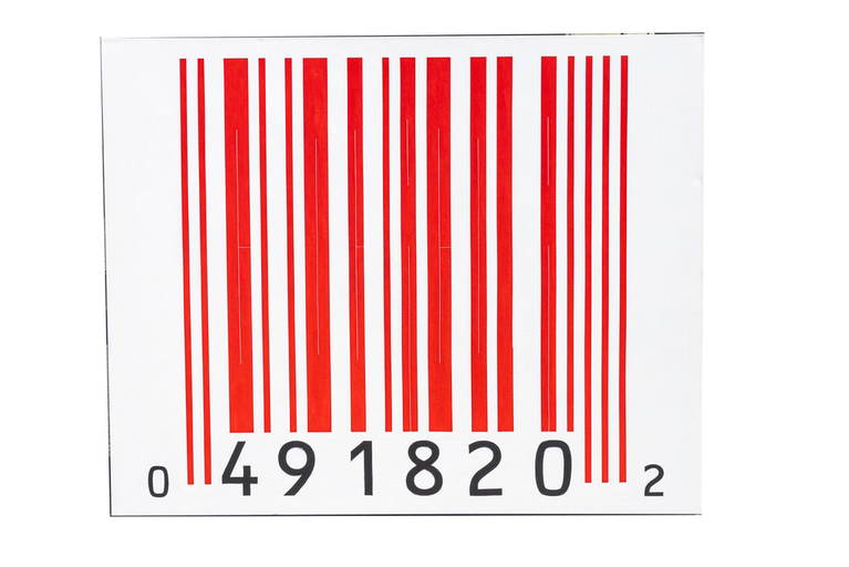 Original Painting Barcode Of Coca Cola