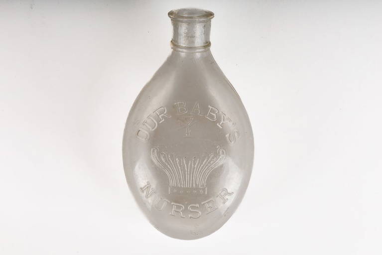 Antique Glass Baby Bottle/nurser
