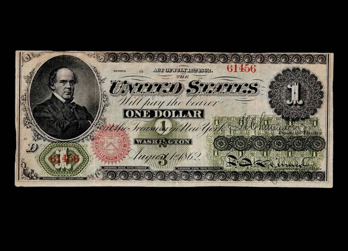 1862 $1 Legal Tender Note Fr.16 (#1151) on Jan 21, 2023 | CV Auction ...