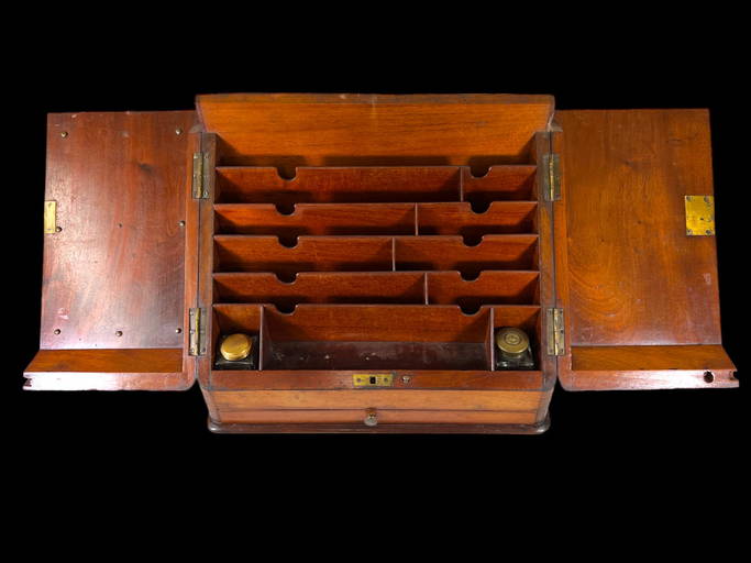 19th Century Victorian Oak Box, Parkins & Gotto, London