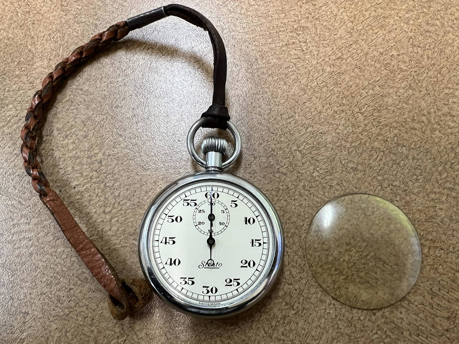 Vintage Strato Pocket Stop Watch Auction
