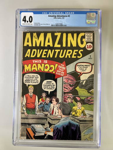 Amazing Adventures 2 Atlas Comic 7/61. Cgc 4.0