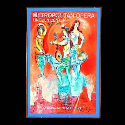 Marc Chagall Original Metropolitan Lincoln Center 1966 Carmen Opera ...