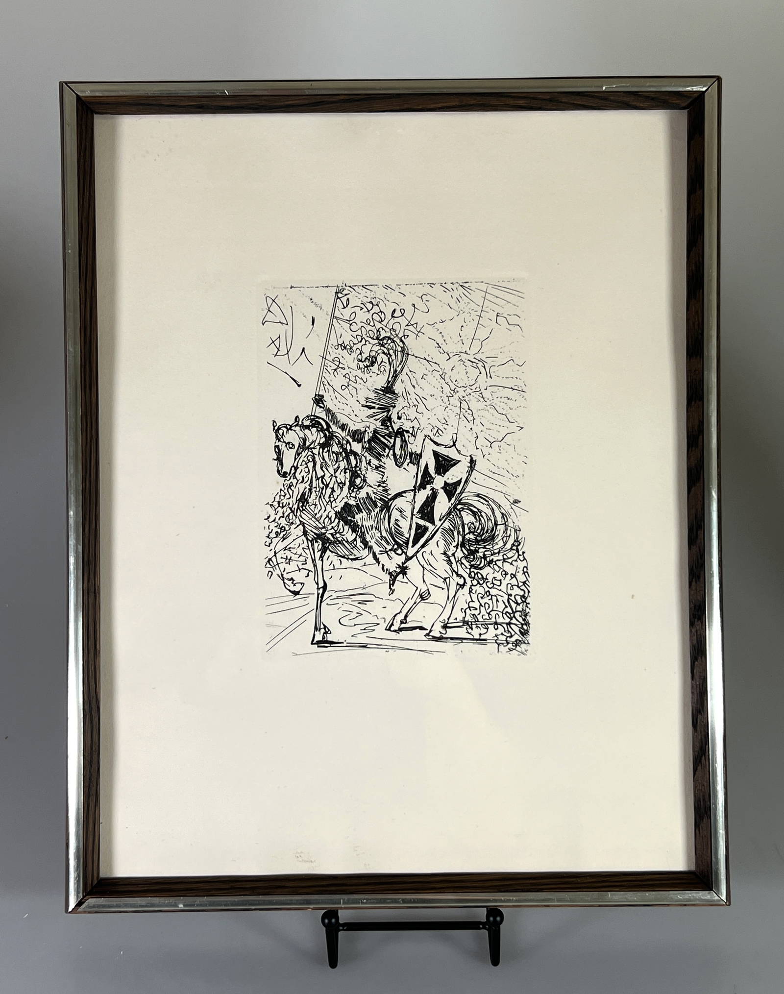 Salvador Dali; Original Etching El Cid Auction