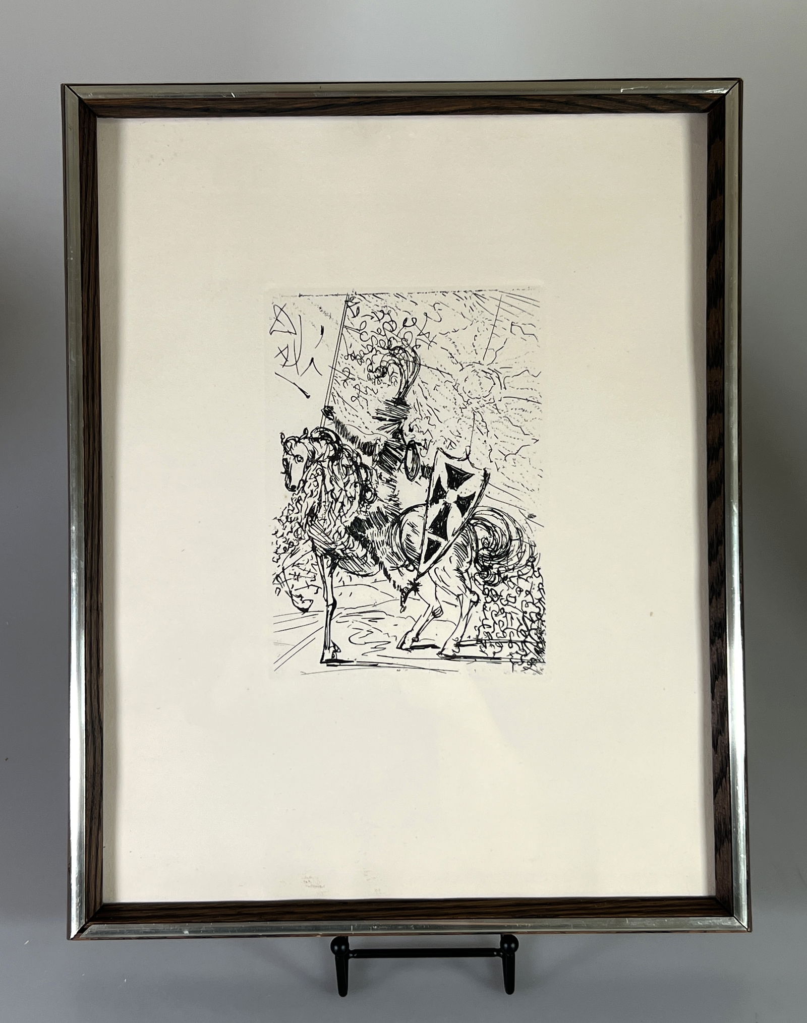Salvador Dali; Original Etching El Cid Auction