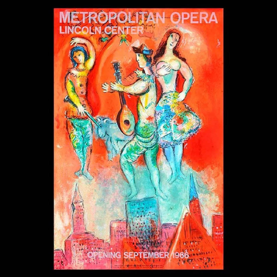 Marc Chagall Original Metropolitan Lincoln Center 1966 Carmen Opera ...