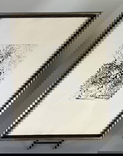 Salvador Dali; Original Etching El Cid