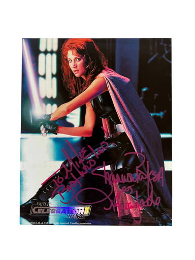 Star Wars Mara Jade Signed 8 X 10 Photo Shannon Baksa