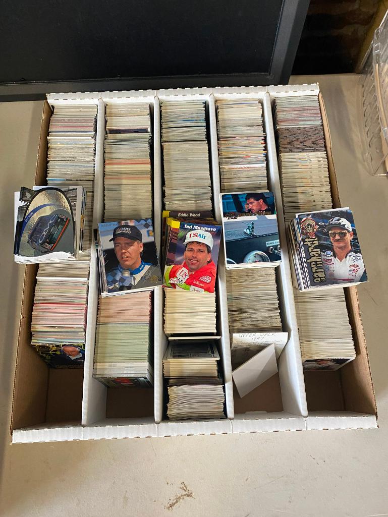 Large Group Of Nascar Trading Cards