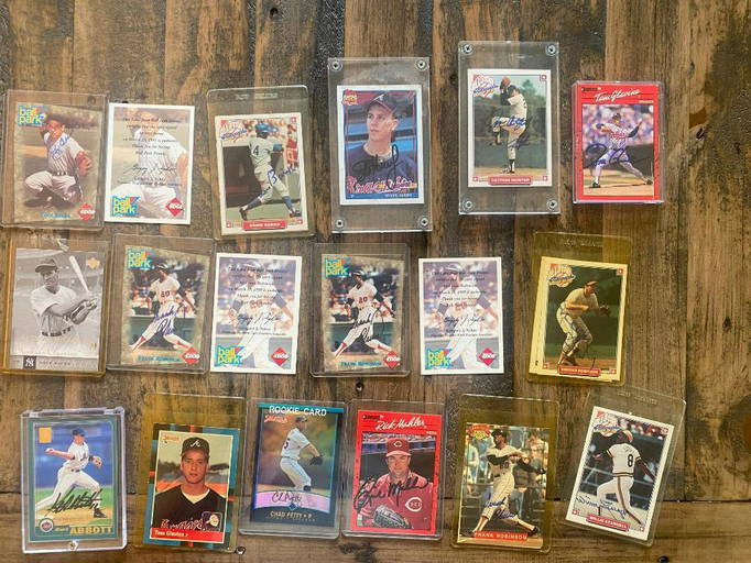 Autographed Baseball Cards including Yogi Berra, Catfish Hunter & More ...