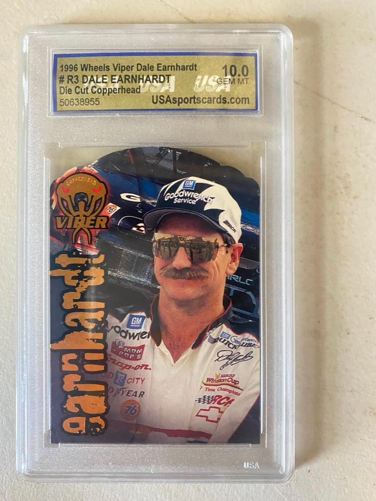 Graded 1996 Wheels Viper Dale Earnhardt #r3 Card