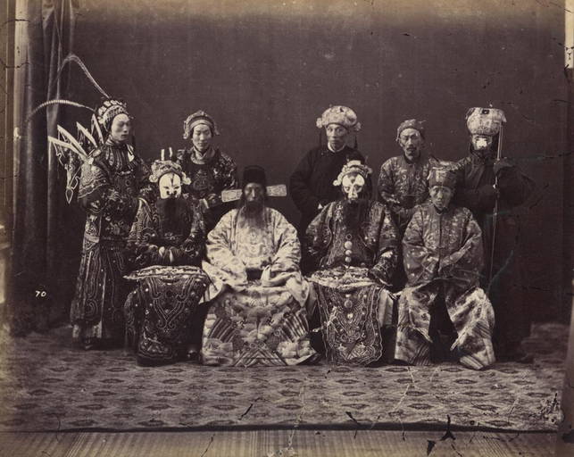 John Hing Qua (attrib.): Chinese Actors