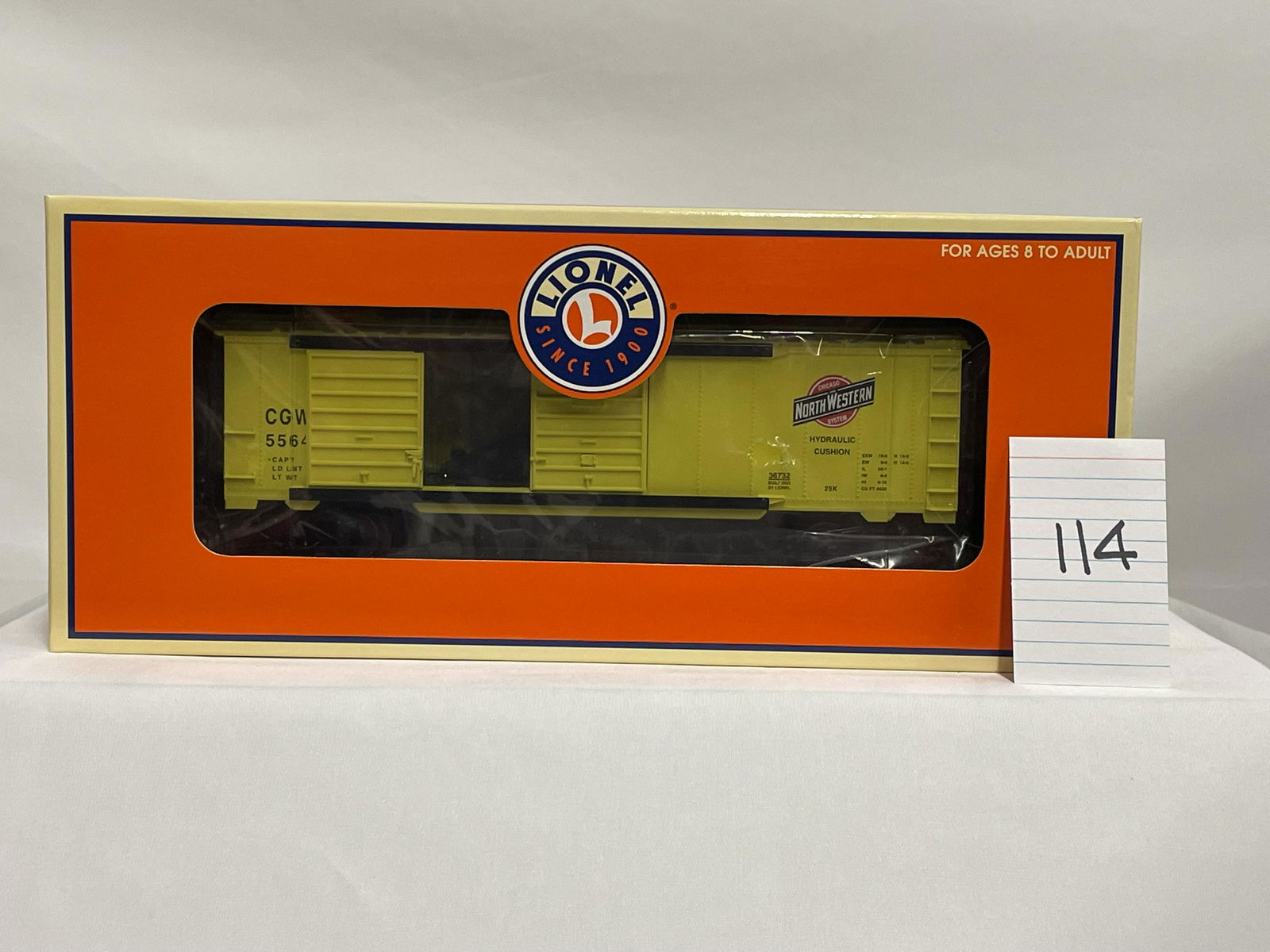 Lionel 36732 Chicago & Northwestern Jumping Hobo Car w/ OB (#0114) on ...