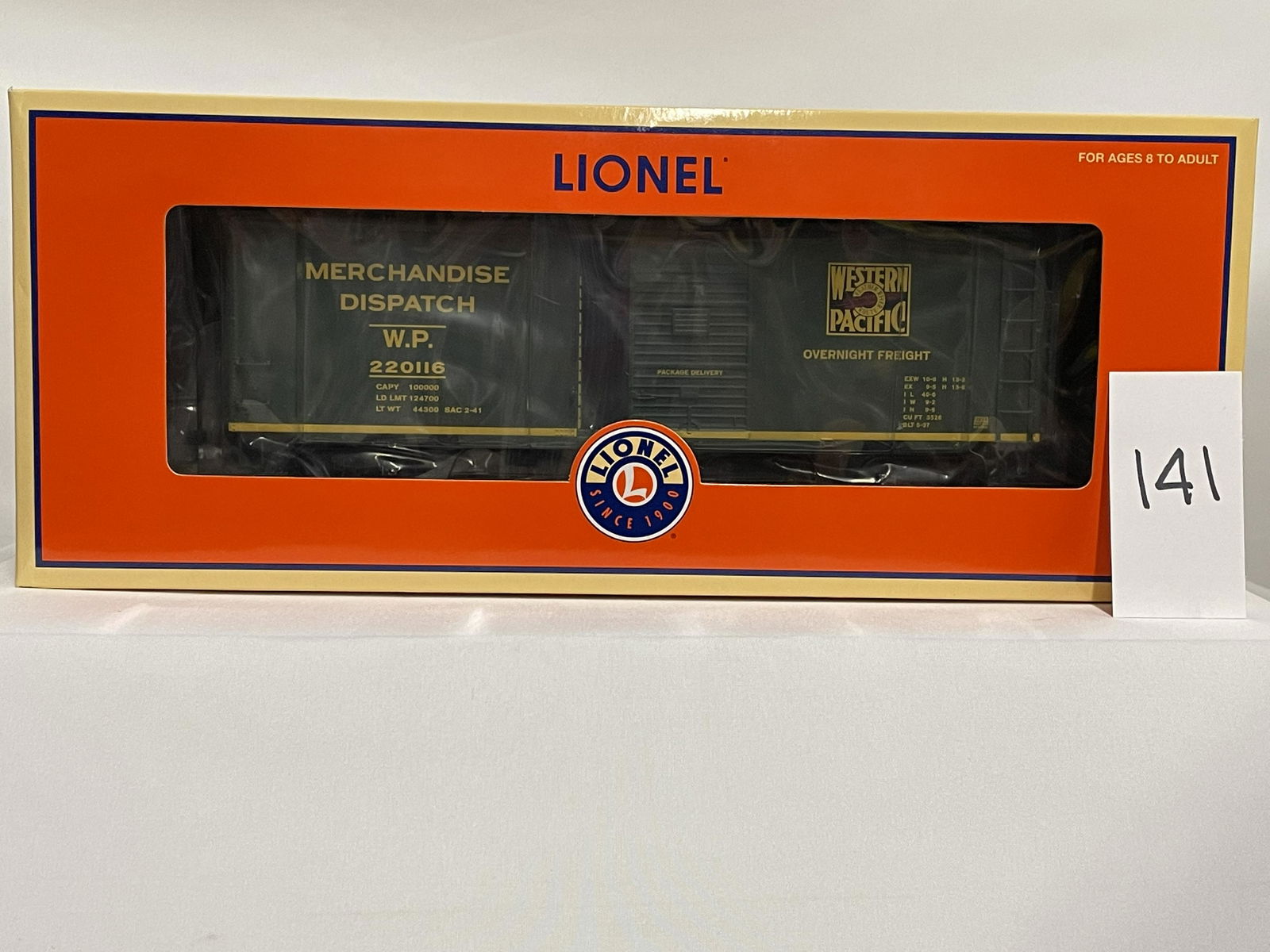 Lionel 27251 Western Pacific Express Boxcar w/ OB (#0141) on Dec 28 ...