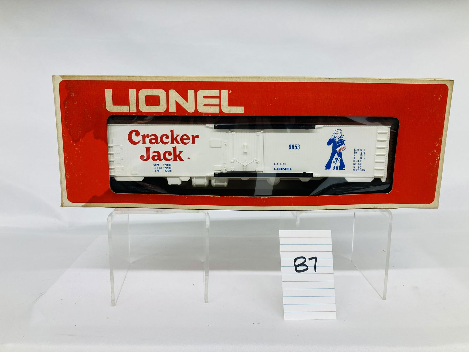 Lionel 9853 Cracker Jack Reefer W/ Ob