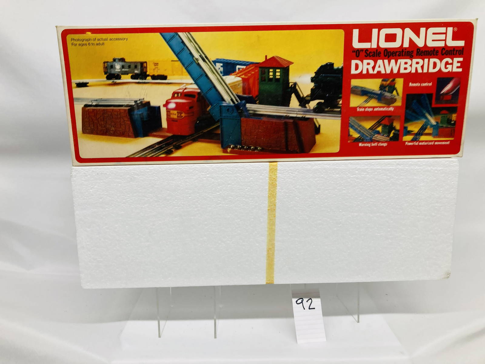 Lionel 2317 "O" Scale Operating Remote Control Drawbridge w/ OB (#0092 ...