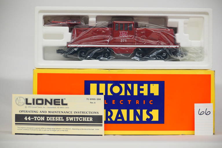 Lionel No. 6 18907 Rock Island Railroad 44 Ton Switcher Engine (w/ Ob)