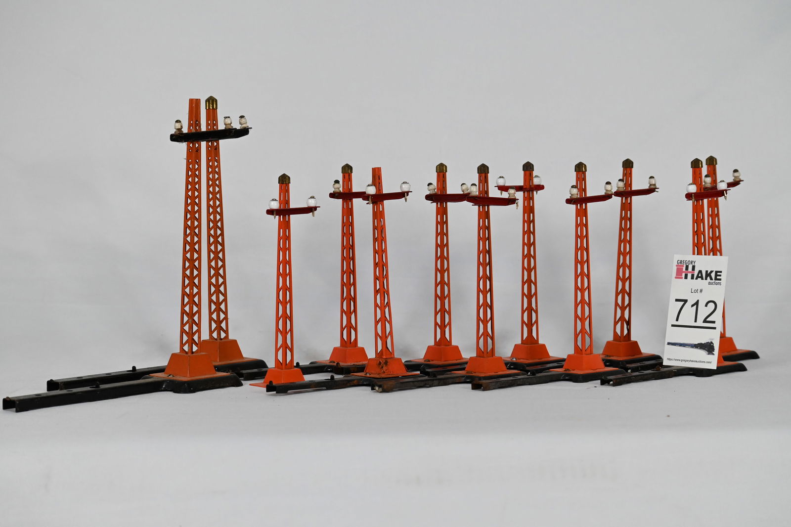12 Lionel Prewar #060 Telegraph Poles Auction