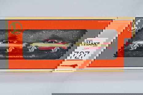 Lionel Lti 6 17536 Lionel Route 66 Flatcar W/ Cream/red Luxury Coupes & Ob