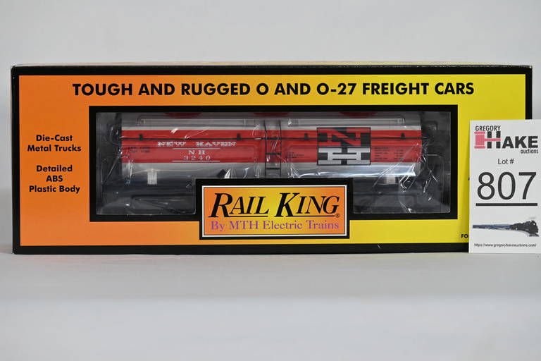 Mth (railking) 30 7399: New Haven 3 Dome Tank Car W/ob