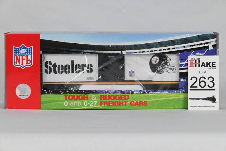 Mth (railking) 30 74231: Nfl Pittsburgh Steelers Box Car, W/ob