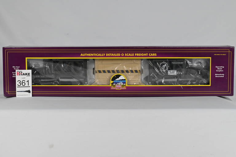 Mth (premier) 20 98495: U.s. Army Schnabel Flat Car : U.s. Army, W/ob