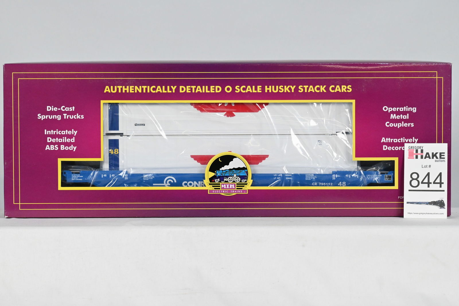 Mth (premier) - 20-95010: Conrail - Husky Stack Car, W/ob Auction