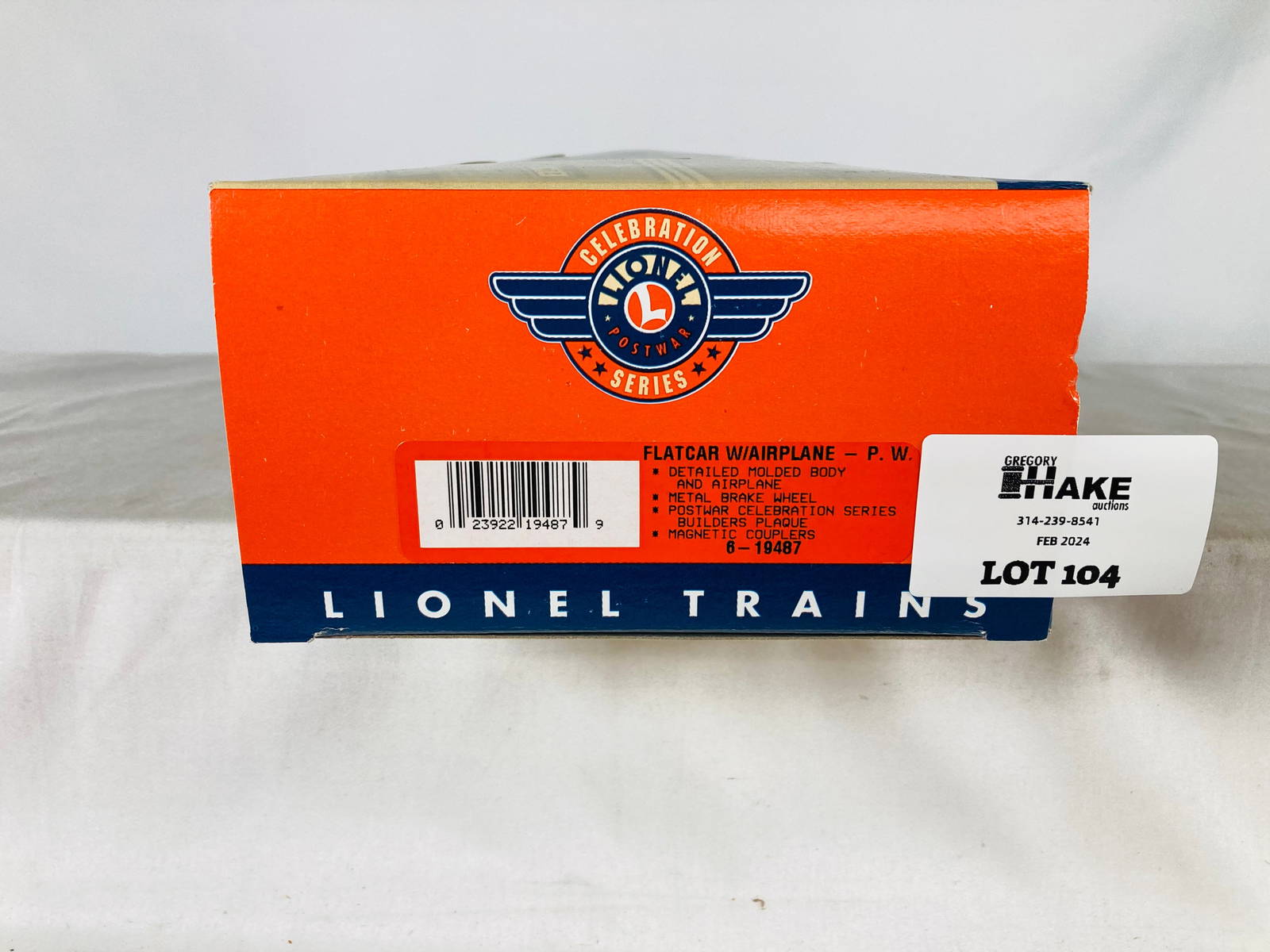 Lionel Lti 6-19487 Postwar Celebration Series Flatcar W/ Yellow Over ...