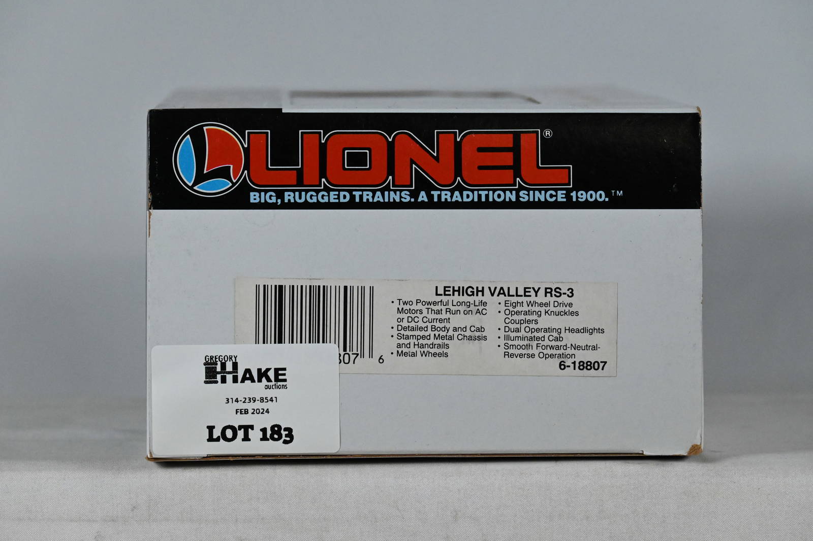 Lionel Lti 6-18807 Lehigh Valley Rs-3 Powered Diesel Locomotive W/ Ob ...