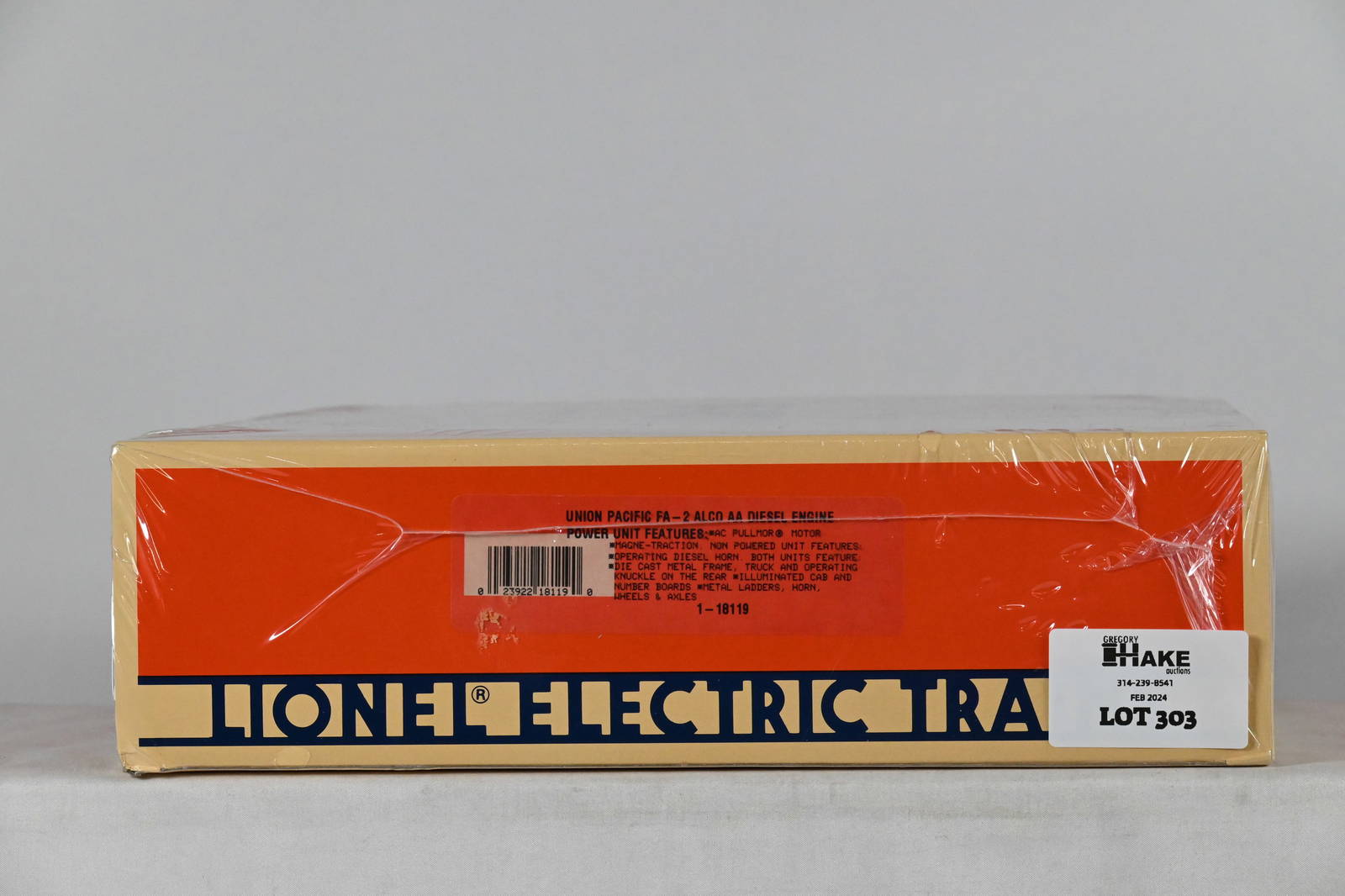 Lionel Lti 6-18119 Union Pacific Gray Nose Fa-2 Alco "aa" Diesel ...