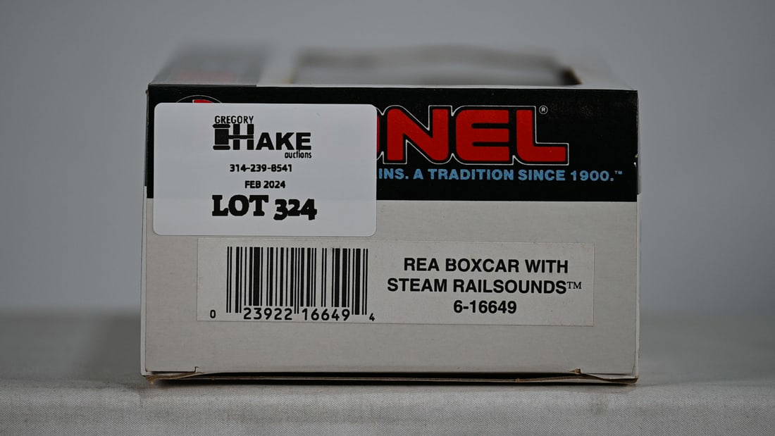 Lionel Lti 6-16649 Rea Boxcar With Steam Railsounds & Ob Auction