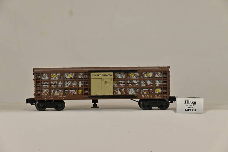 Lionel Postwar 3434 Operating Poultry Dispatch Car